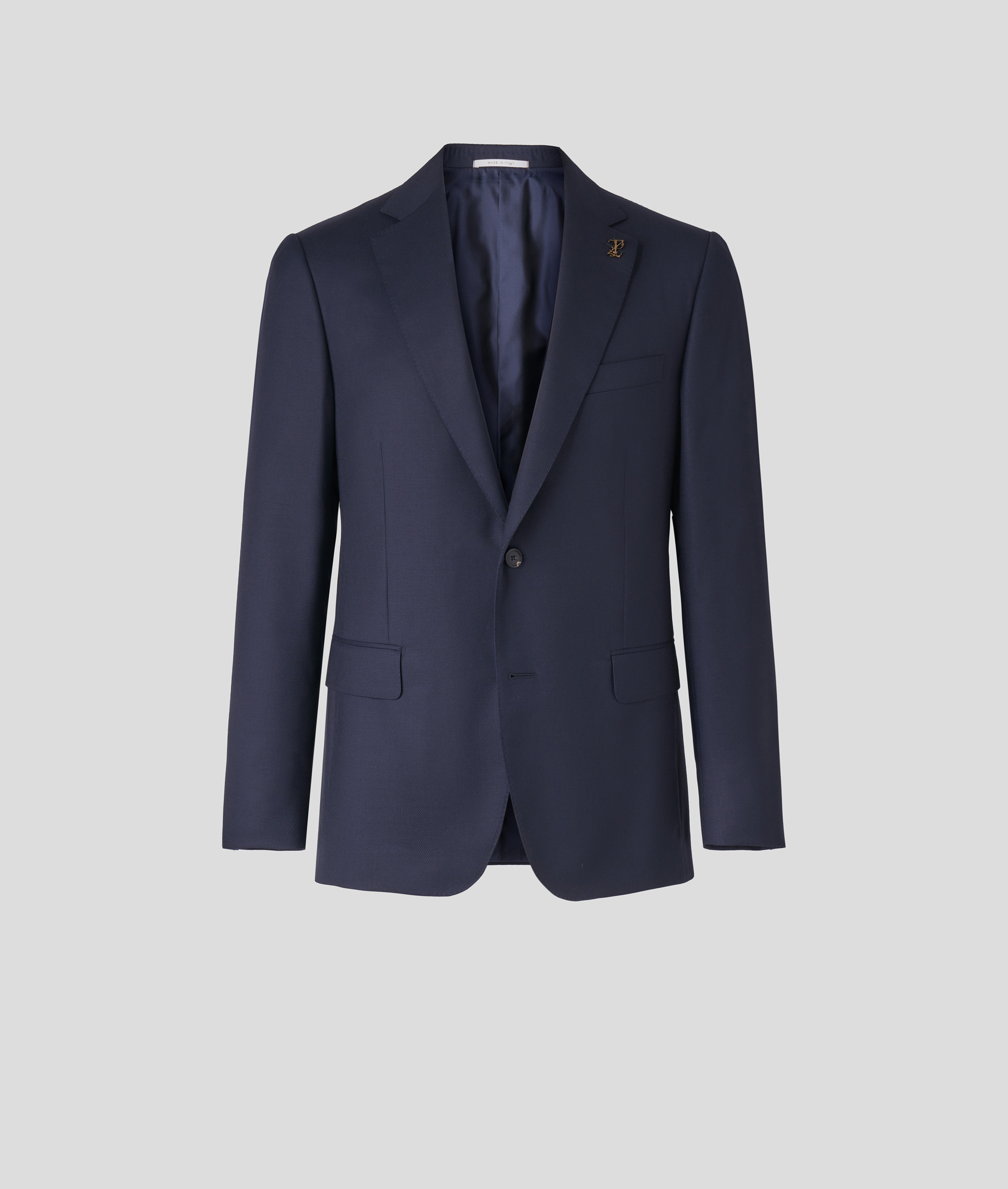 Vicenza Jacket in Pure Wool Regular Fit Navy Blue Pal Zileri | Shop Online