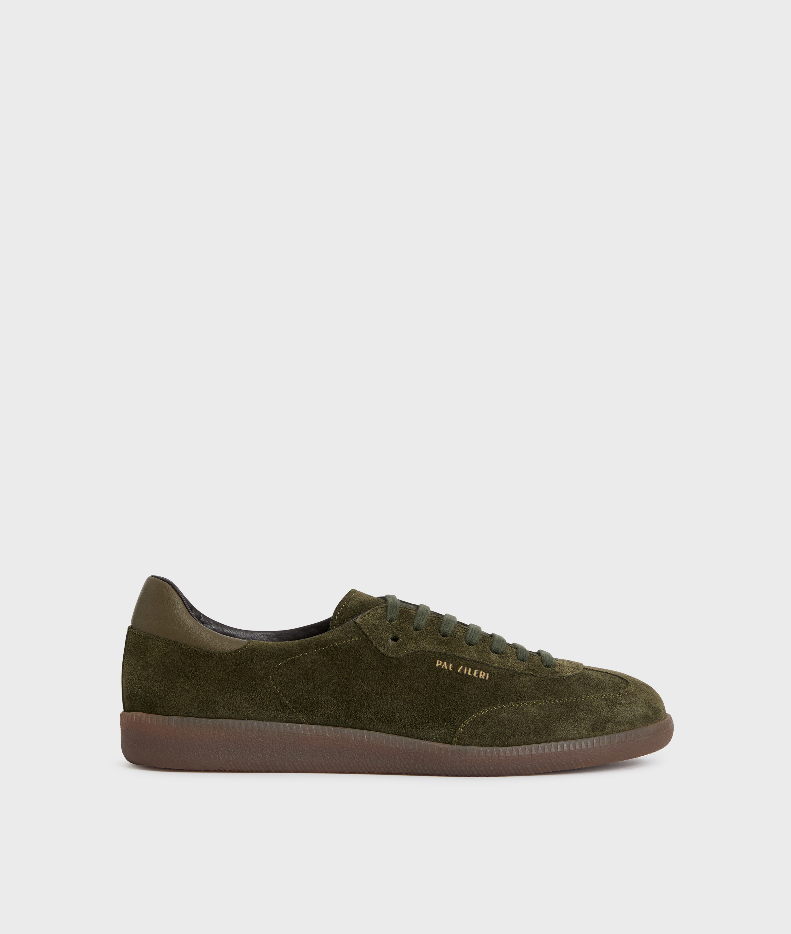 dark green calf suede sneakers Pal Zileri | Shop Online