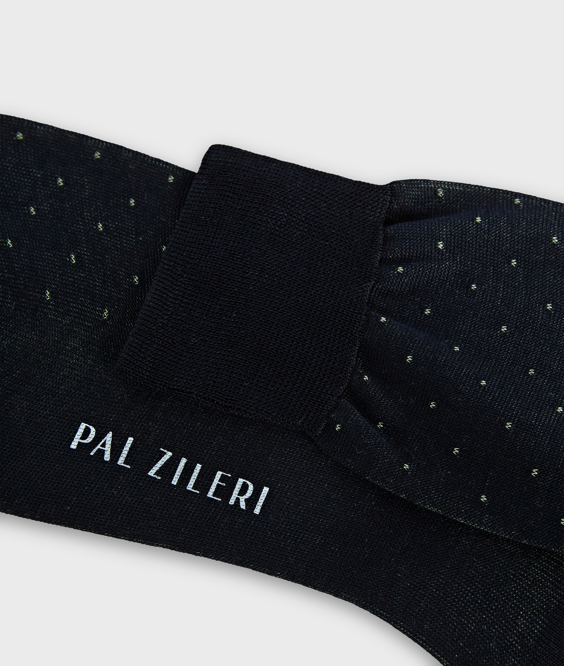 navy blue scottish yarn socks with micro polka dot jacquard - Pal ...